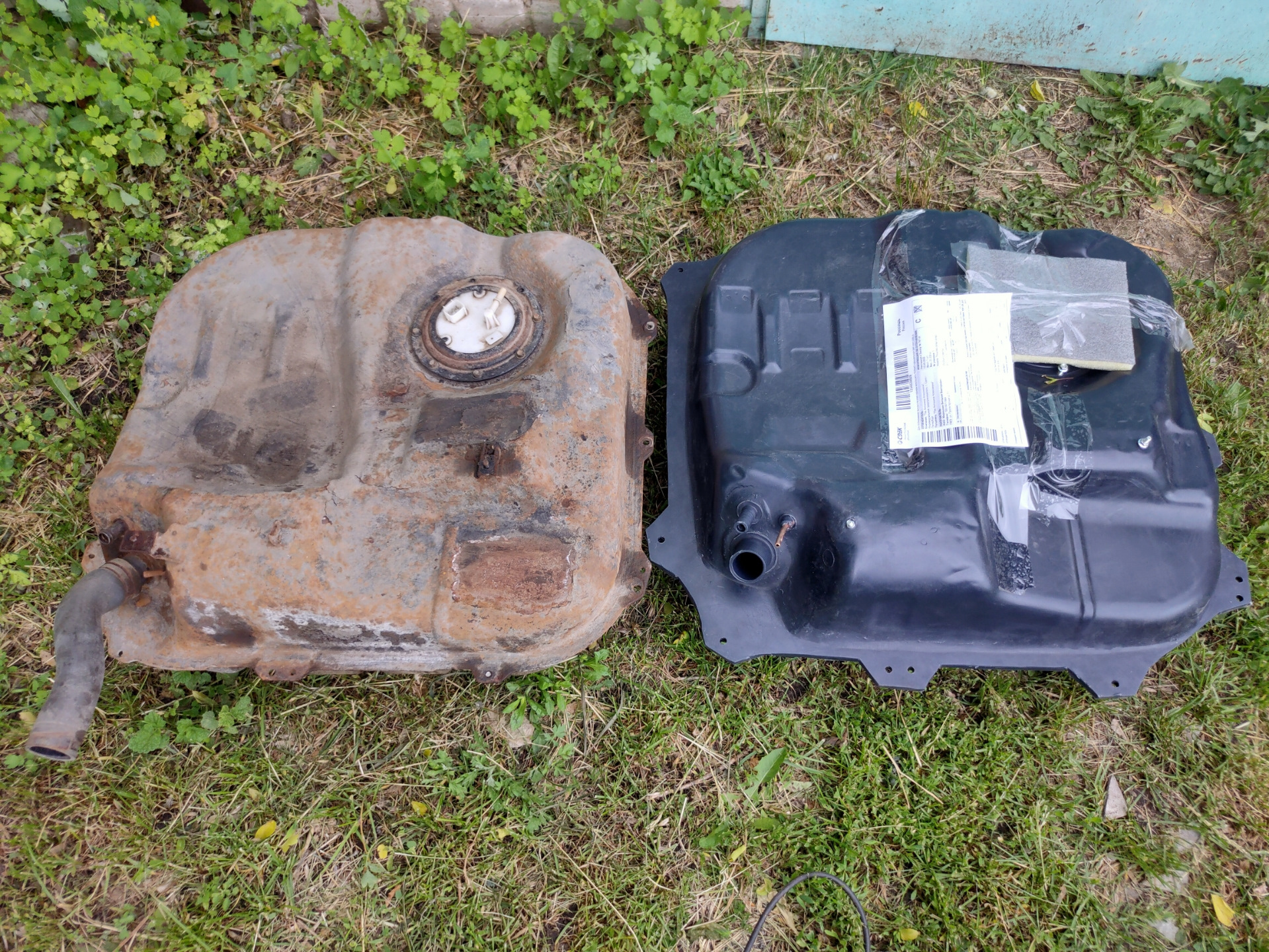 78. Замена бензобака, -ржавый прощай! — KIA Ceed SW (1G), 1,6 л, 2009 ...