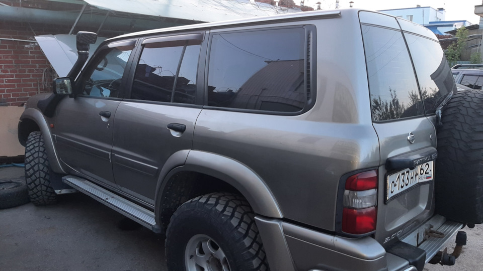 Замена подшипника кондея / Патрол Y61 — Nissan Patrol GR II (Y61), 3 л ...