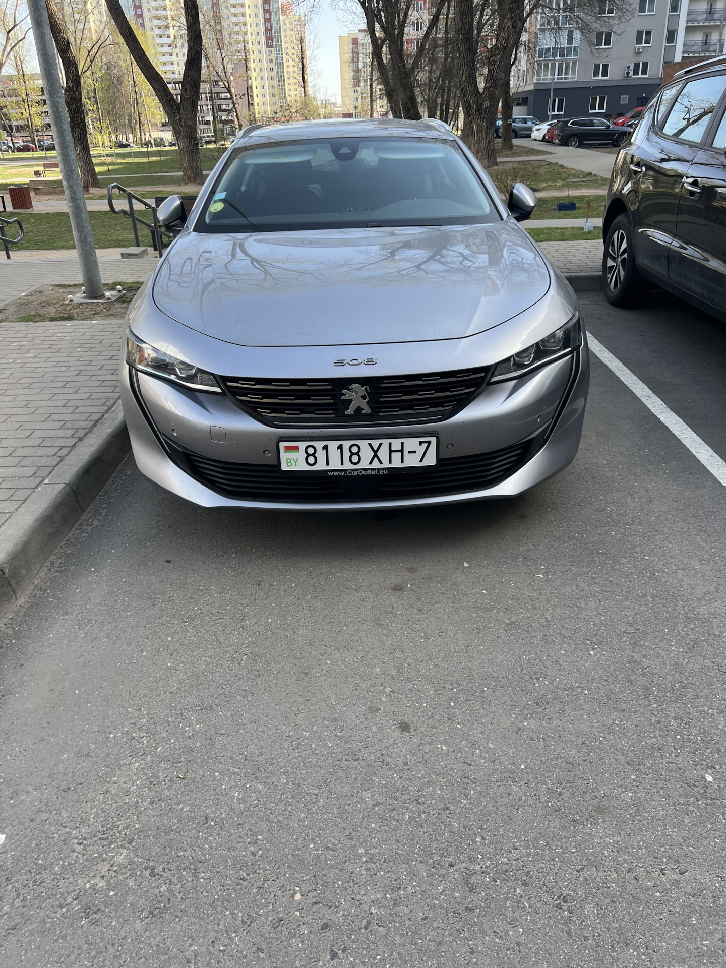 На базе. — Peugeot 508 SW (2G), 1,5 л, 2021 года | наблюдение | DRIVE2