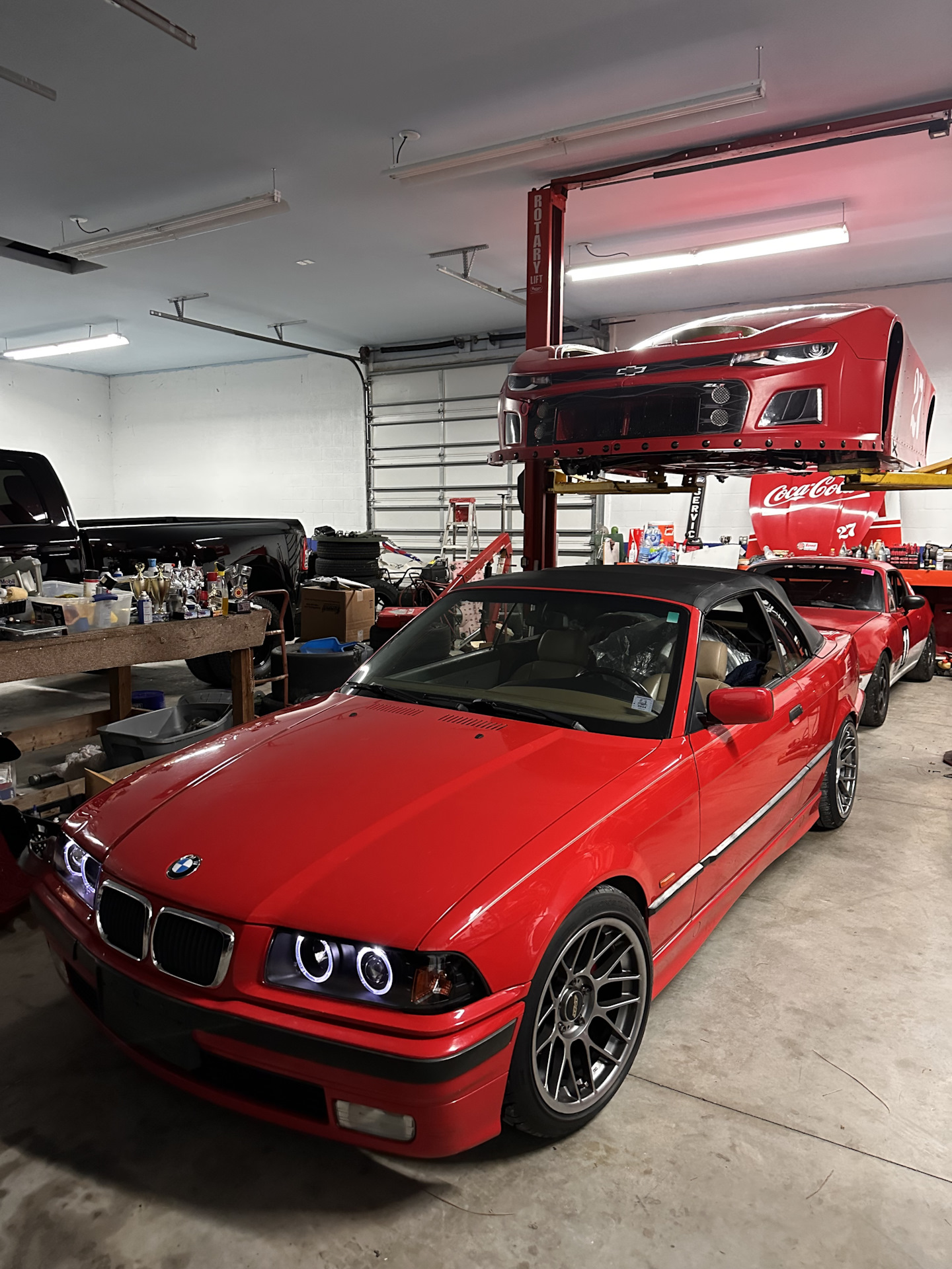 Night ride 🌃 — BMW 3 series Convertible (E36), 2,8 л, 1997 года ...