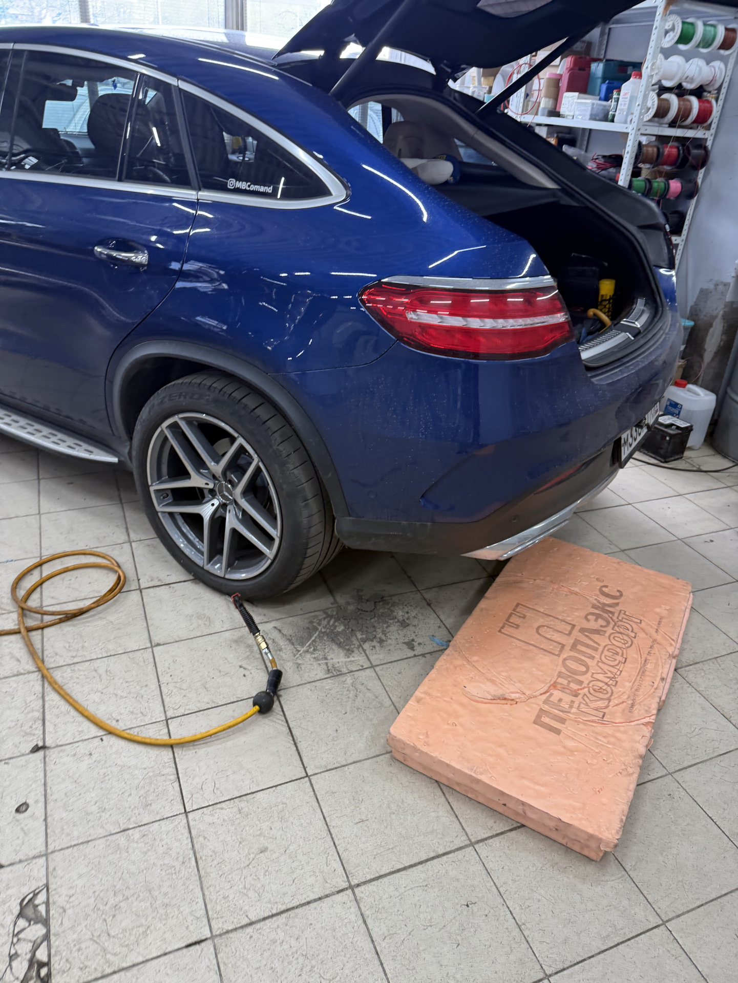 Бывает и такое: багажник — Mercedes-Benz GLE-Class Coupe (C292), 3 л ...