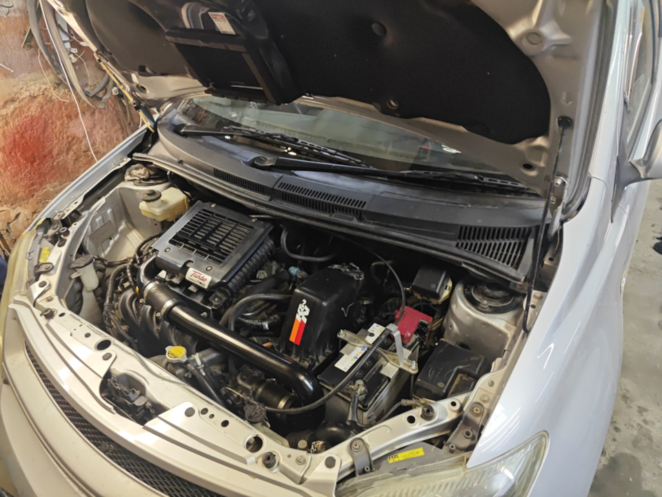 Установка TRD TURBO KIT NP600 — Toyota ist (1G), 1,5 л, 2002 года ...