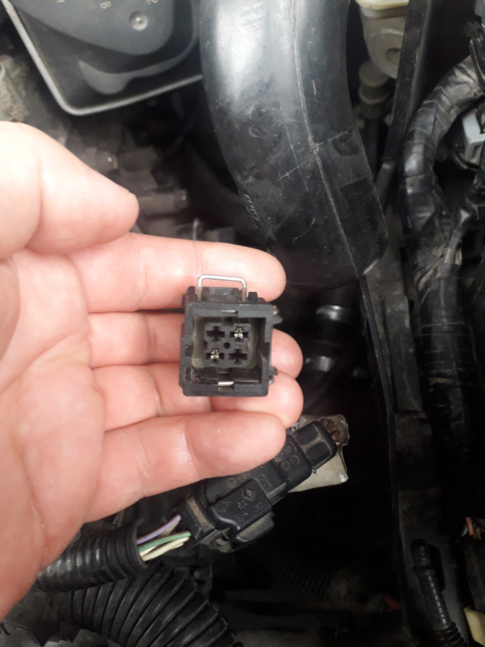 Поломался корпус термостата и антифриз ушёл в масло — Renault Megane II ...