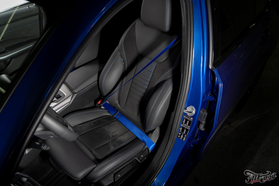 Синие ремни безопасности для BMW 3 — FatTony на DRIVE2