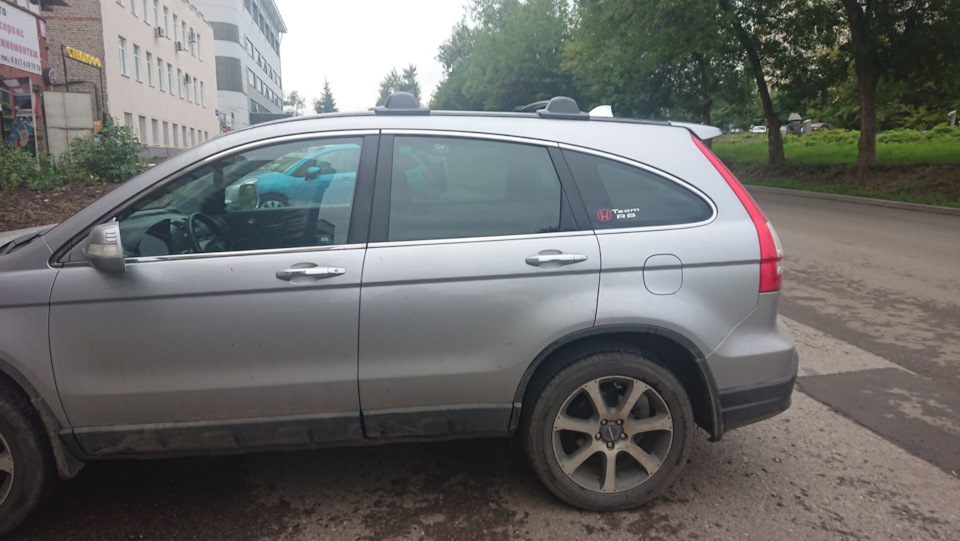 Тонировки пост перед Llumar AIR 75%, зад ATR 35% — Honda CR-V (RE), 2 л ...