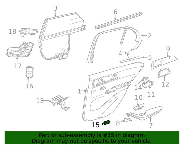 A0009064405 Подсветка двери Mercedes | Запчасти на DRIVE2