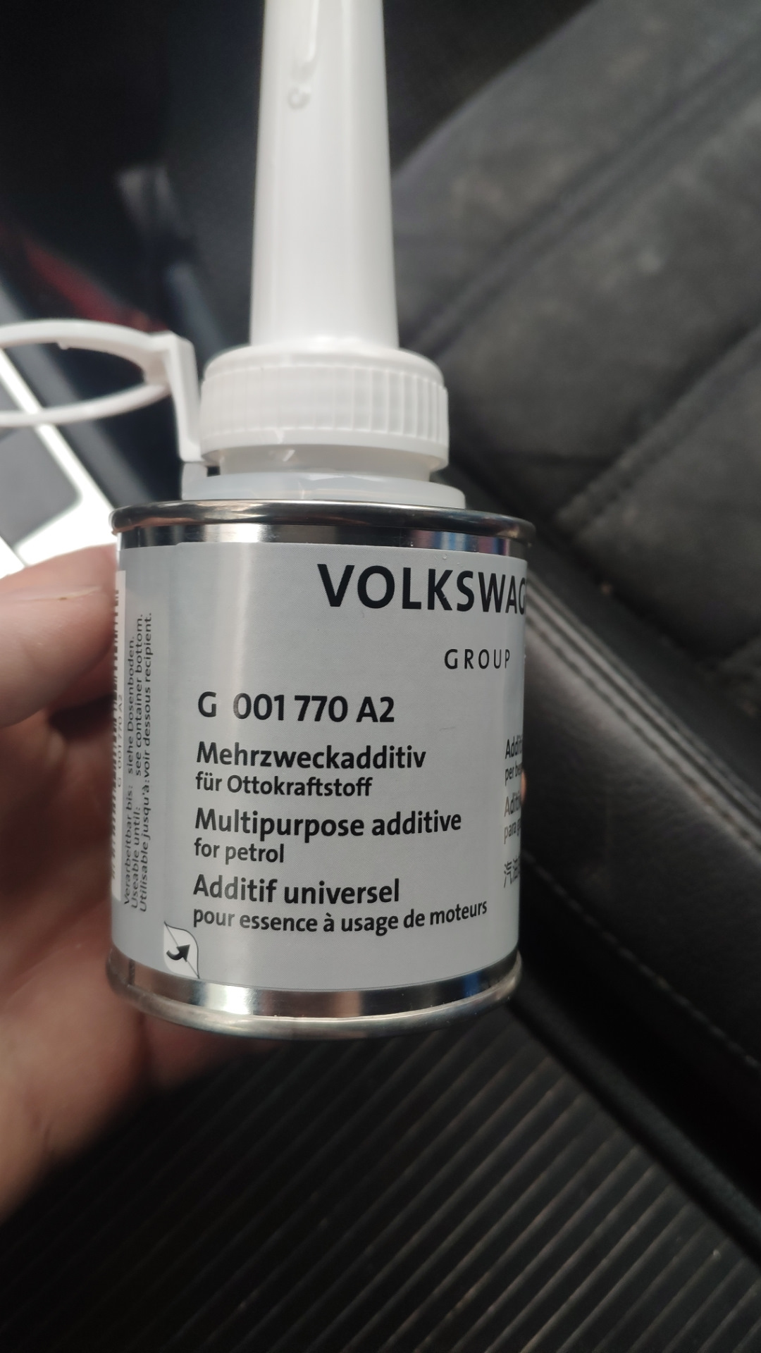 Присадка к топливу — Volkswagen Passat B6, 1,8 л, 2008 года | техосмотр ...