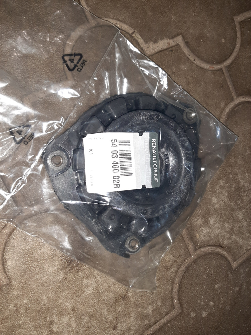 540340002R Прокладка врх пружины подв пер RENAULT | Запчасти на DRIVE2