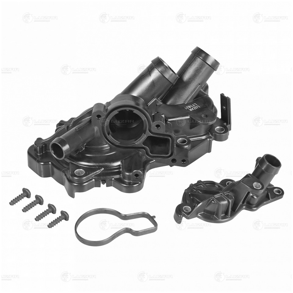 LT1821 Корпус термостата для автомобилей VW Polo Sedan (15-)/Skoda Octavia A7 (13-) (пластик ...
