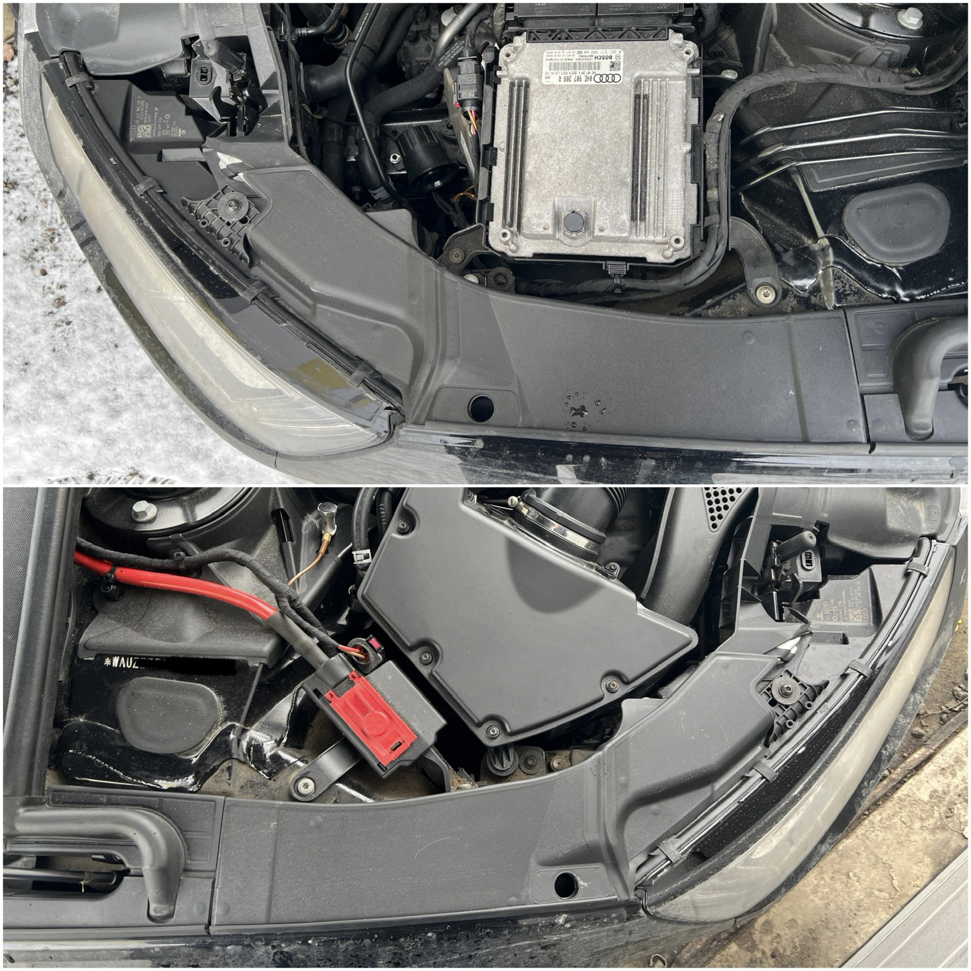 10. Подкапотное пространство — Audi A4 (B9), 1,4 л, 2018 года | тюнинг ...