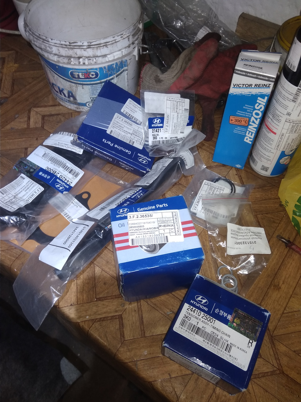 Замена цепи ГРМ — Hyundai Solaris (1G), 1,6 л, 2011 года | своими ...