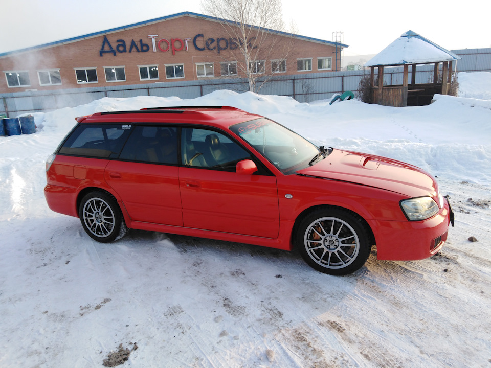 Зимняя кованина Enkei GTC 01 на месте! — Subaru Legacy (BE/BH/BT), 2 л ...
