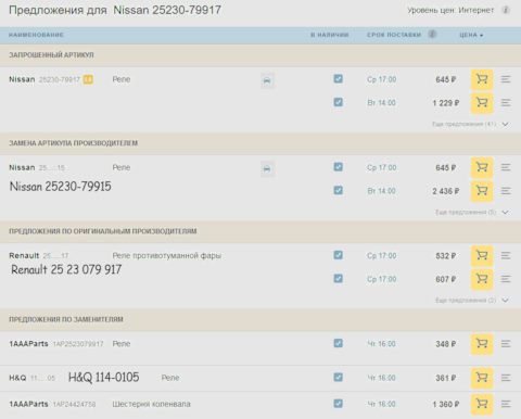2523079917 Реле противотуманной фары NISSAN INFINITI | Запчасти на DRIVE2