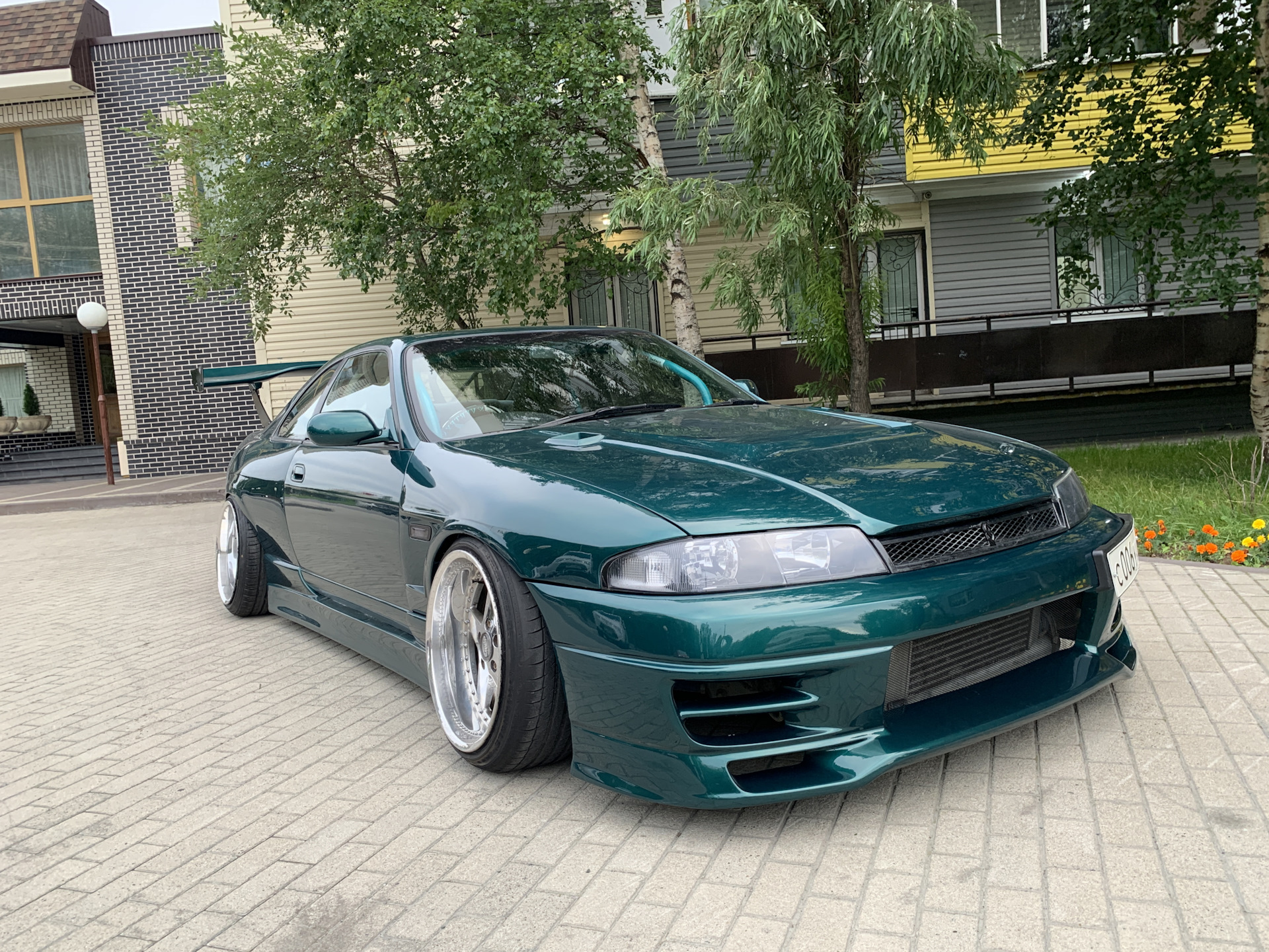 Laguna Green Metallic — Nissan Skyline (R33 Series 2), 2,5 л, 1997 года ...