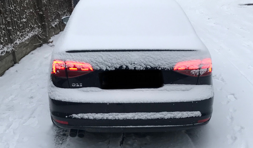 Легкая тонировка фонарей — Volkswagen Jetta VI, 2 л, 2015 года ...