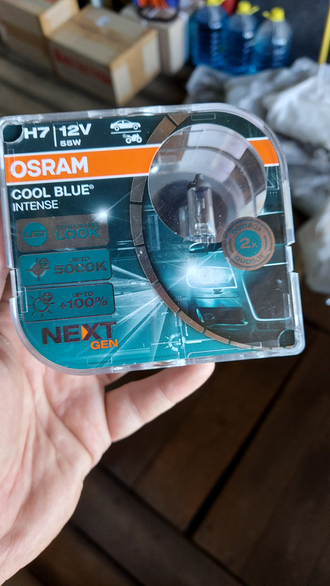 Лампы Н7 COOL BLUE Next 64210CBN-HCB OSRAM — KIA Ceed (1G), 1,6 л, 2012 ...
