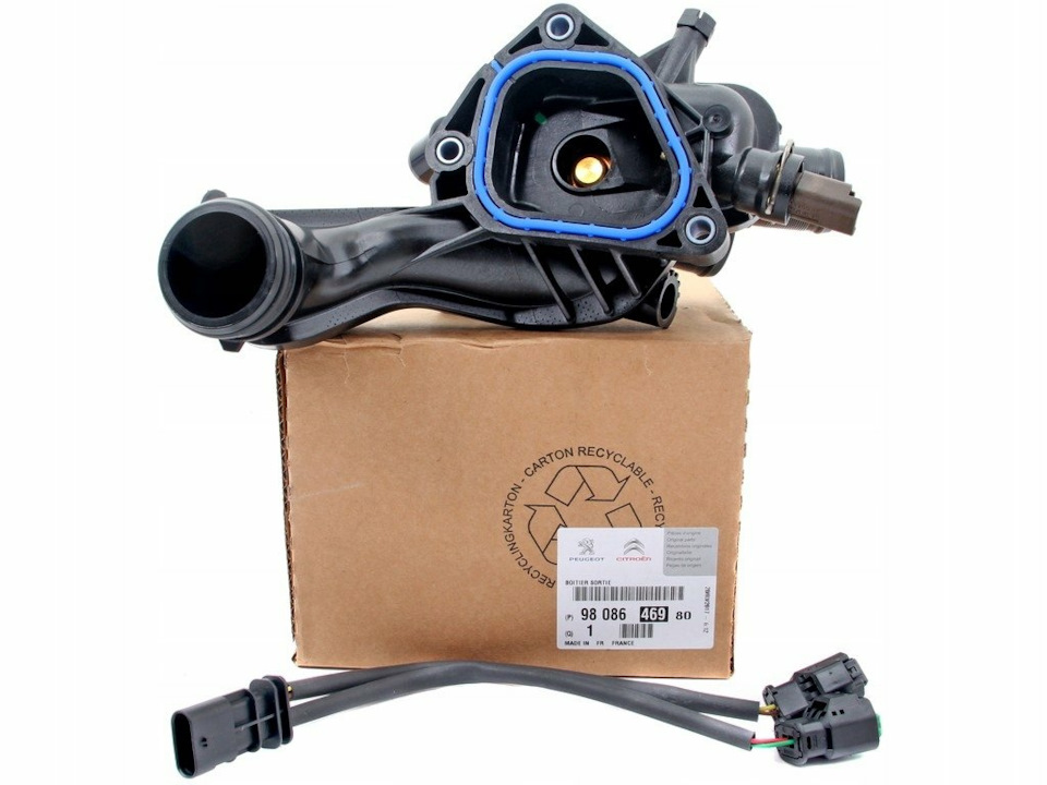 Замена термостата — Peugeot 308 (1G), 1,6 л, 2012 года | поломка | DRIVE2