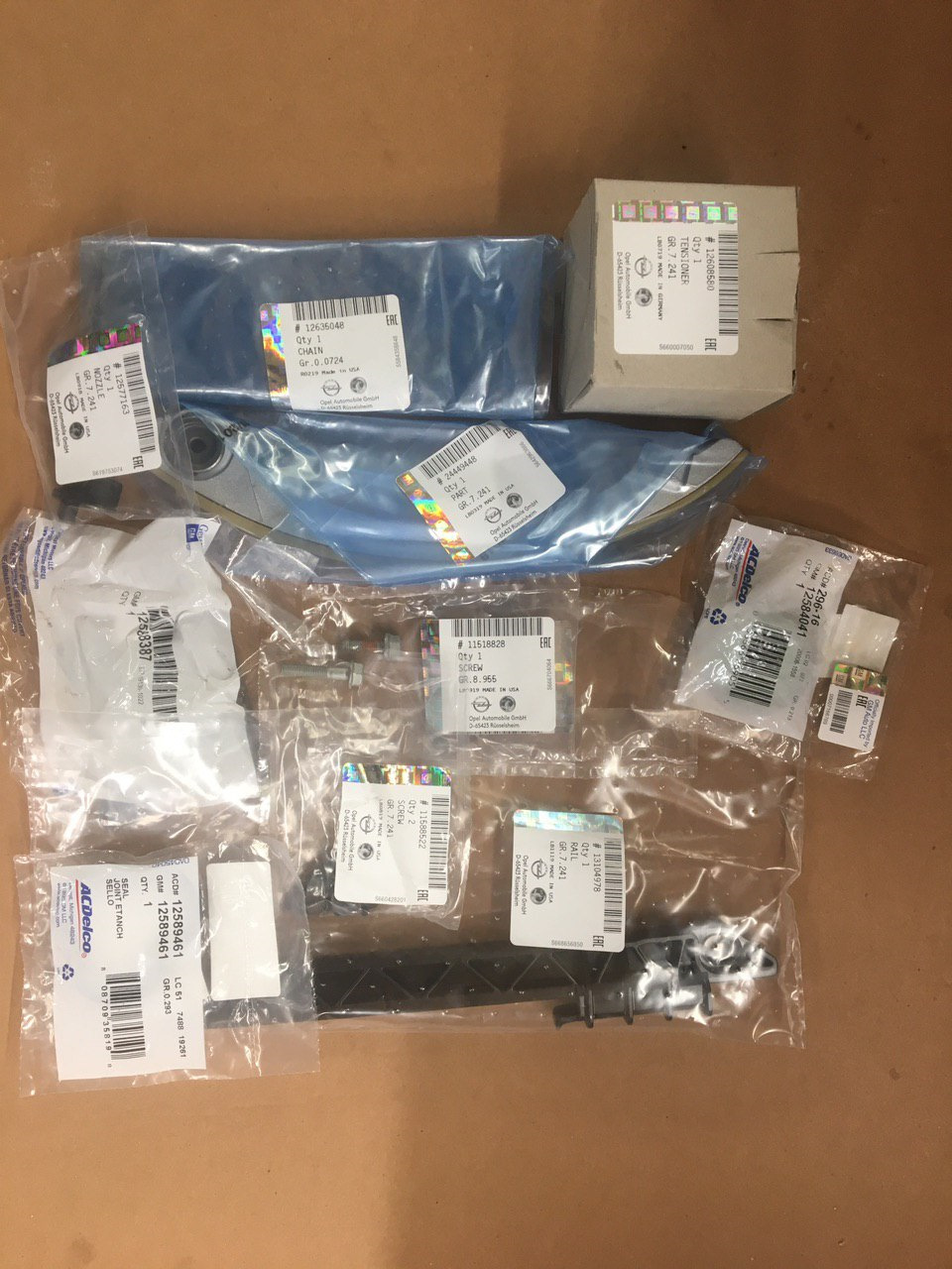 11588522 комплект болтов М6 (2 шт) GM | Запчасти на DRIVE2