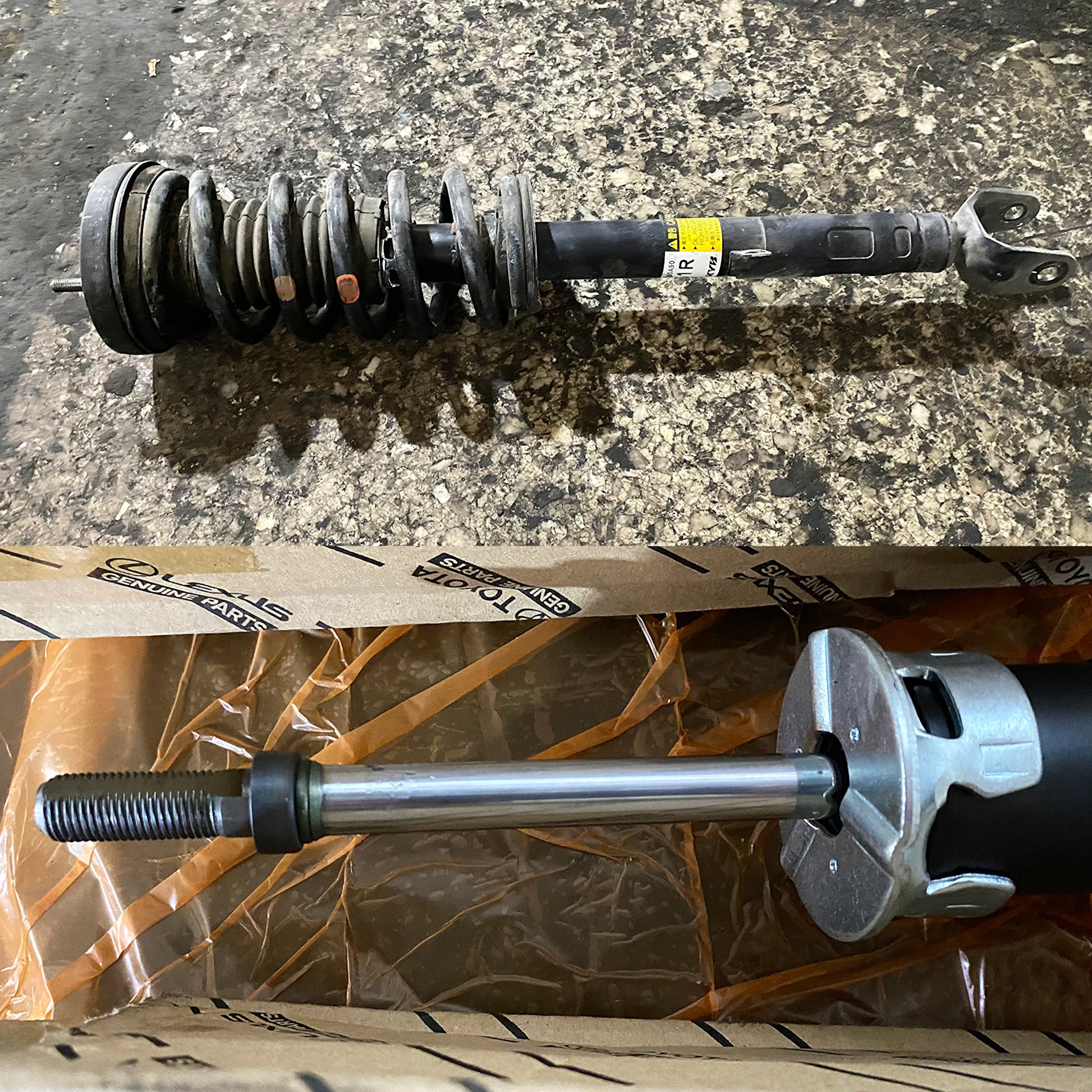 Замена амортизаторов передние Lexus GS L10 250 — Lexus GS (L10), 2,5 л ...