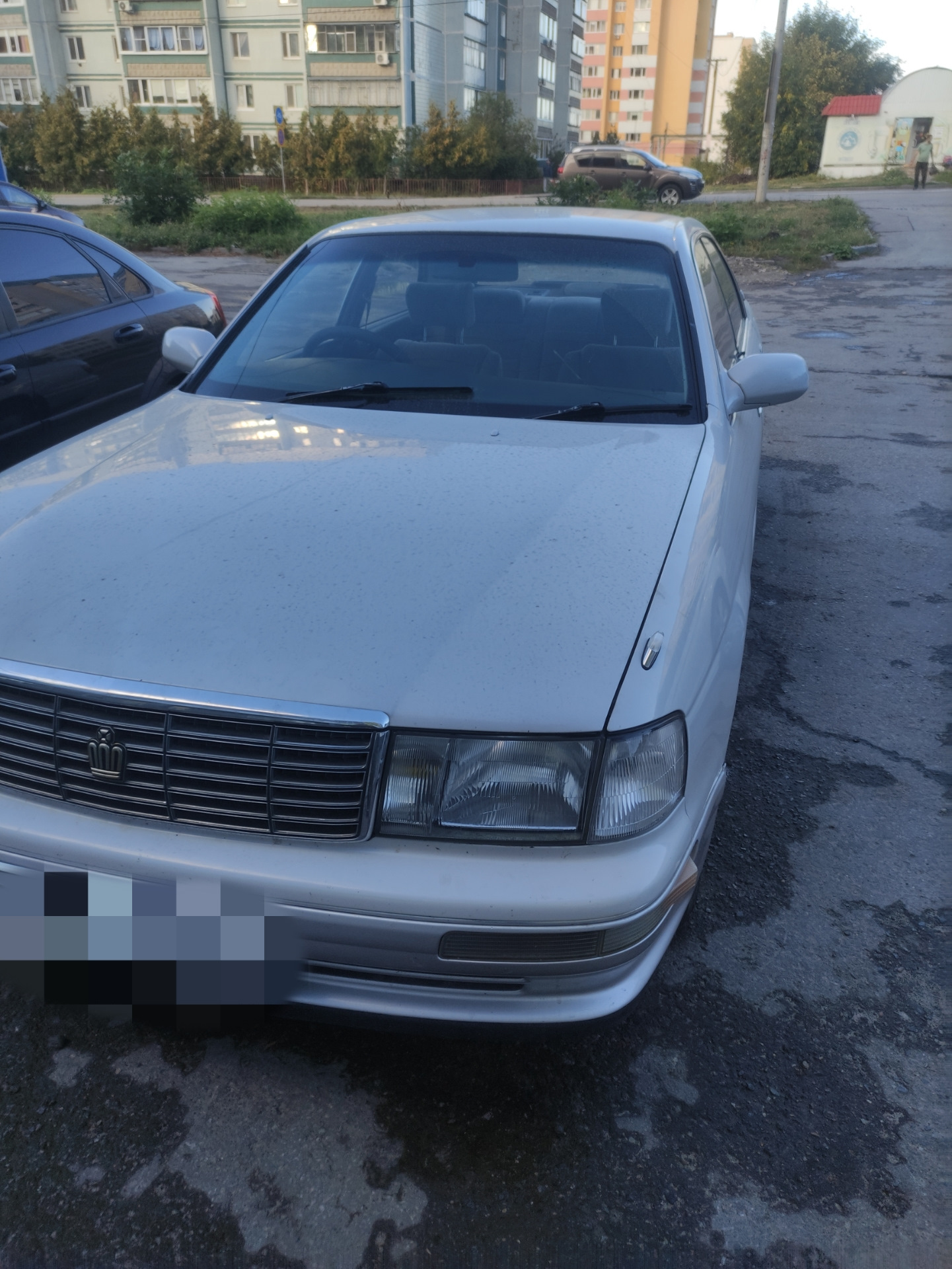 Новая передняя фара и прощай тонер — Toyota Crown (S140), 2,5 л, 1994 ...
