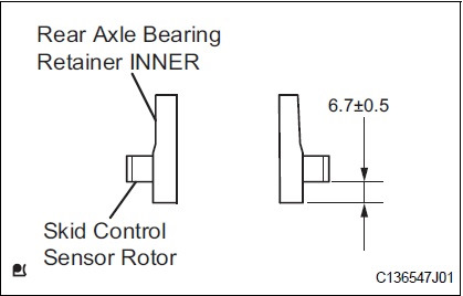 Подшипники и сальники задних полуосей — Toyota Rush (1G), 1,5 л, 2009 ...
