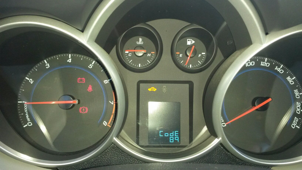 Cod-89! Устранено! — Chevrolet Cruze (1G), 1,6 л, 2013 года | плановое ...
