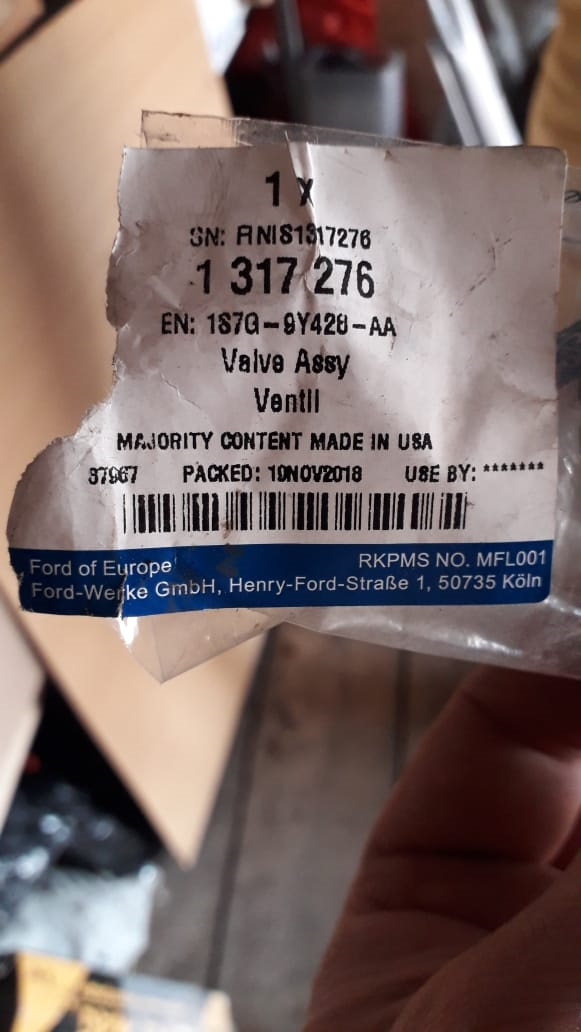 1317276 Клапан впуского коллектора MONDEO 00- Ford | Запчасти на DRIVE2