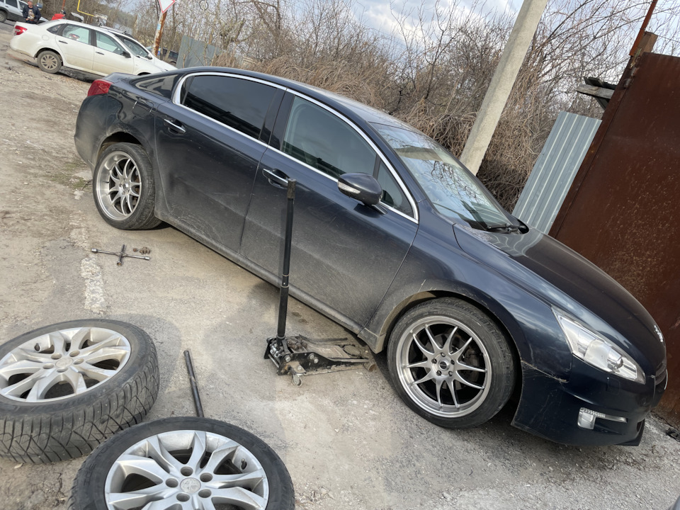Освежил диски — Peugeot 508 (1G), 1,6 л, 2012 года | стайлинг | DRIVE2
