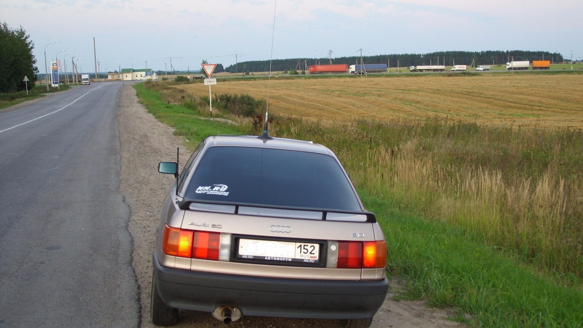 Фламинго снова на выборах! — Audi 80 (B3), 1,8 л, 1987 года | рейтинг и продвижение | DRIVE2