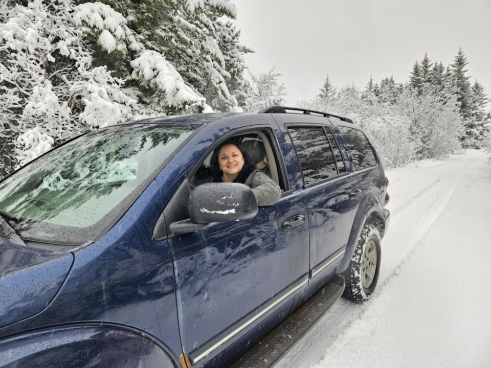 Внезапно вернулась зима — Dodge Durango II, 5,7 л, 2005 года ...