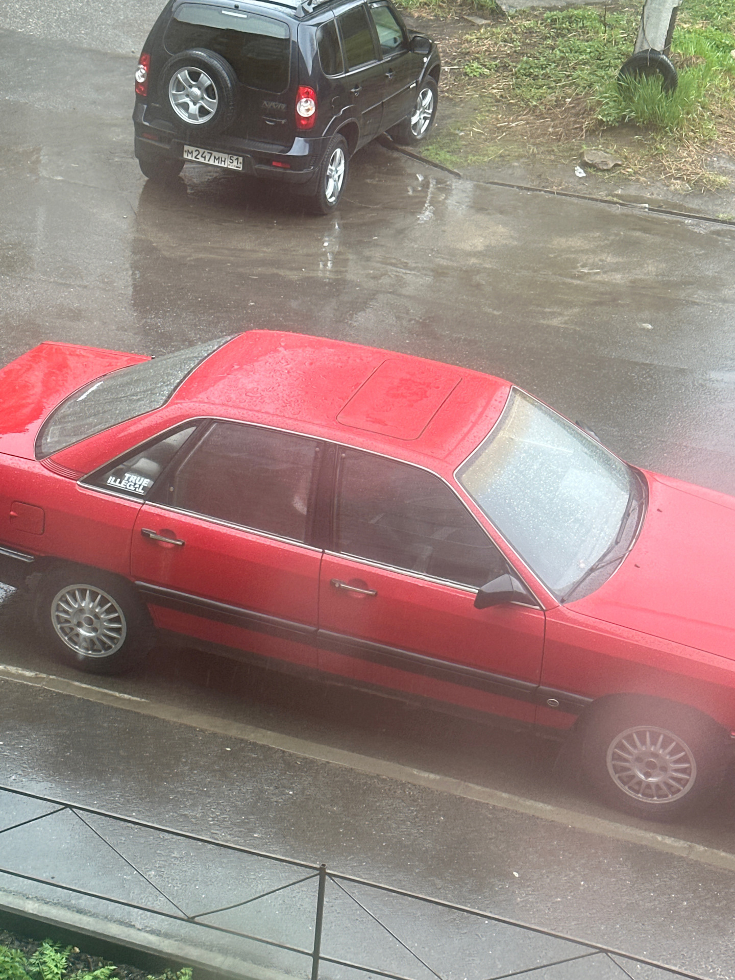 Снова в цвет — Audi 100 (C3), 2,2 л, 1983 года | аксессуары | DRIVE2