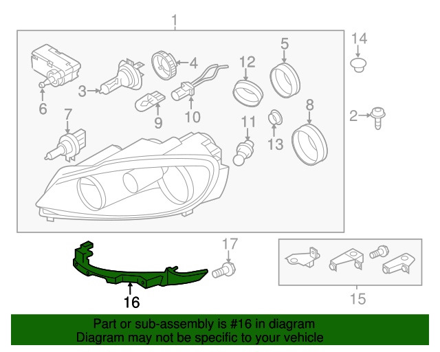 5K0807571J Направляющий элемент VAG | Запчасти на DRIVE2