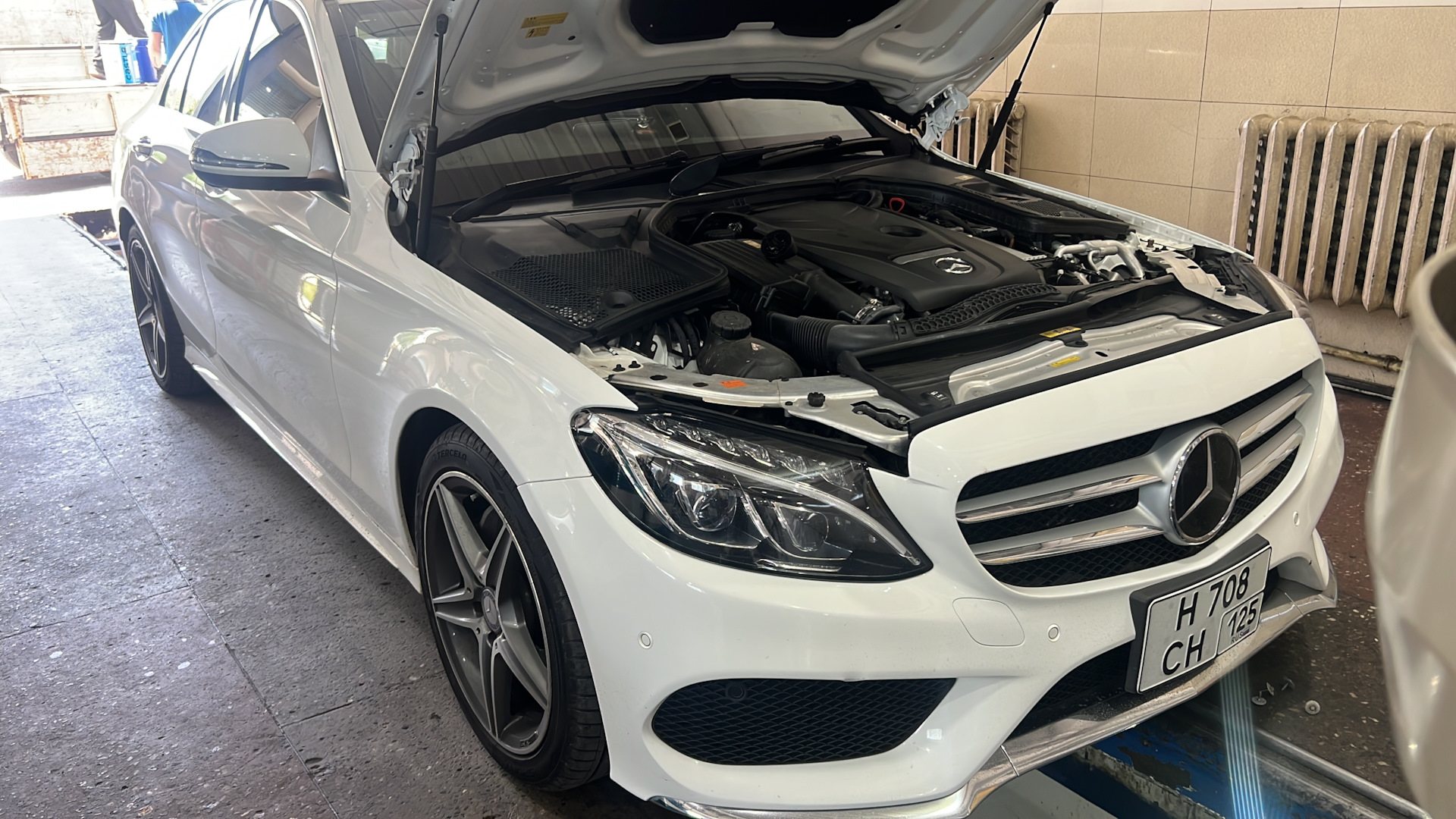 Замена масла+фильтра — Mercedes-Benz C-Class (W205), 1,6 л, 2016 года | плановое ТО | DRIVE2