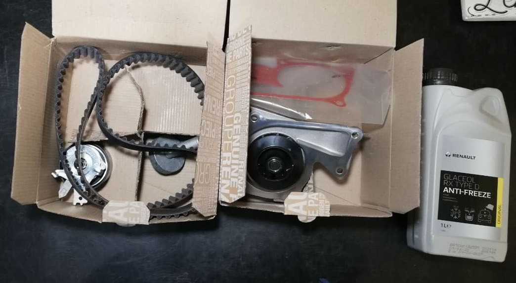 Замена ГРМ и Помпы — Renault Grand Scenic III, 1,5 л, 2011 года ...