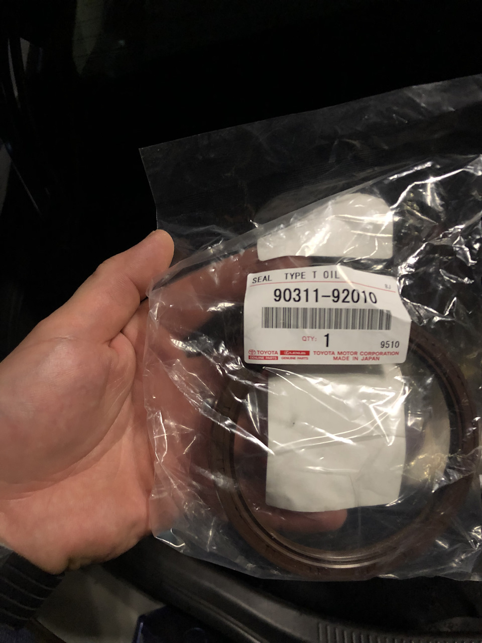 9031192010 Уплотняющее кольцо, коленчатый вал TOYOTA LEXUS | Запчасти ...