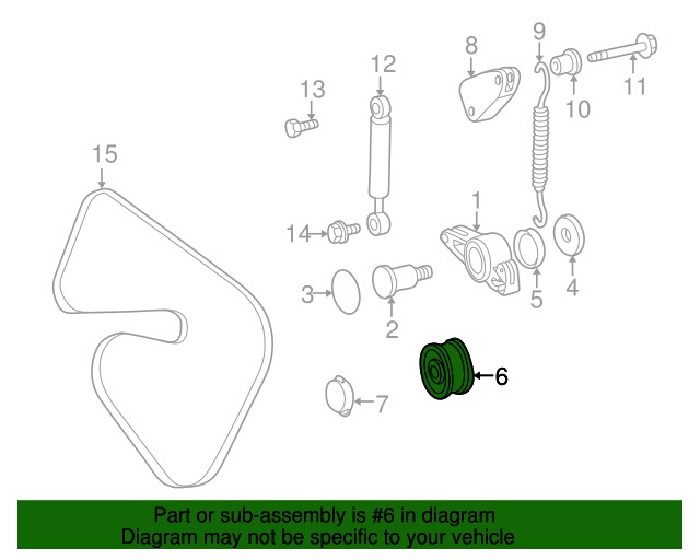 A6012000970 Натяжитель ремня Mercedes | Запчасти на DRIVE2