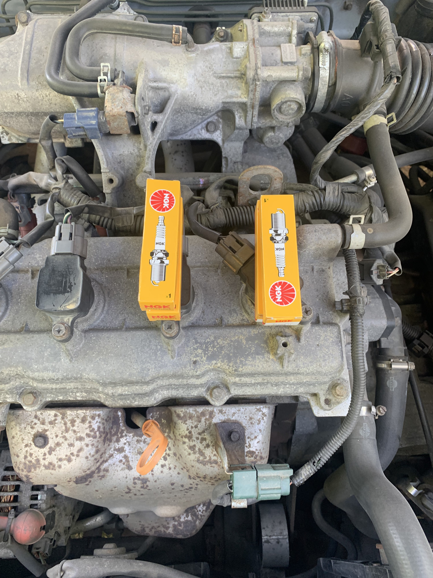 Замена ступичного подшипника, свечей зажигания — Nissan Almera II (N16 ...