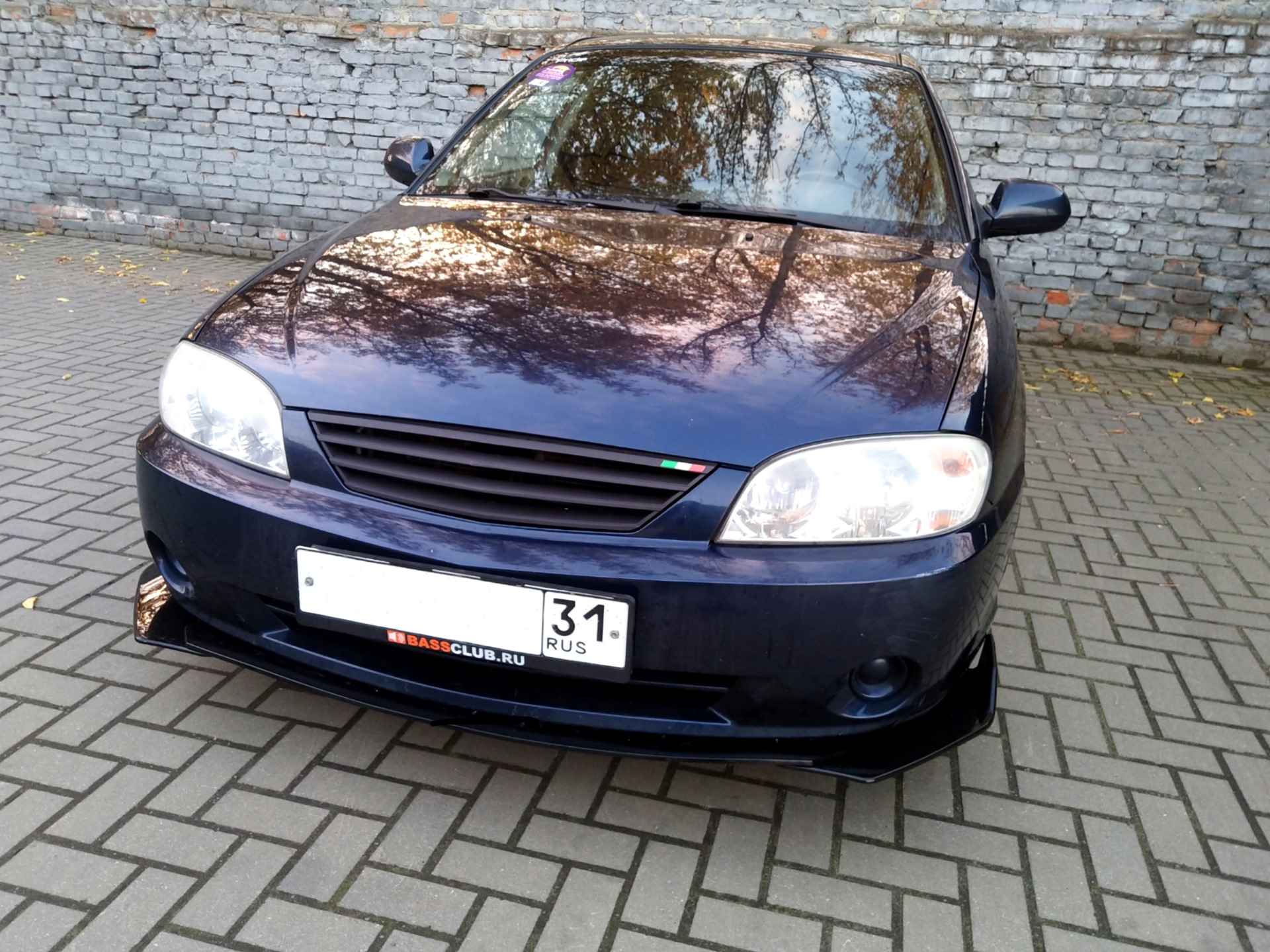 Сплитер на передний бампер )) — KIA Spectra, 1,6 л, 2007 года | тюнинг ...