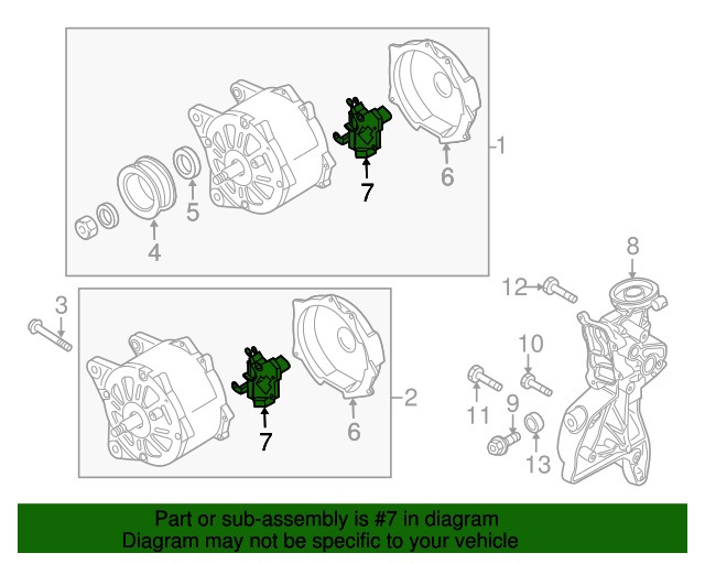 03C903803 Регулятор генератора VAG | Запчасти на DRIVE2