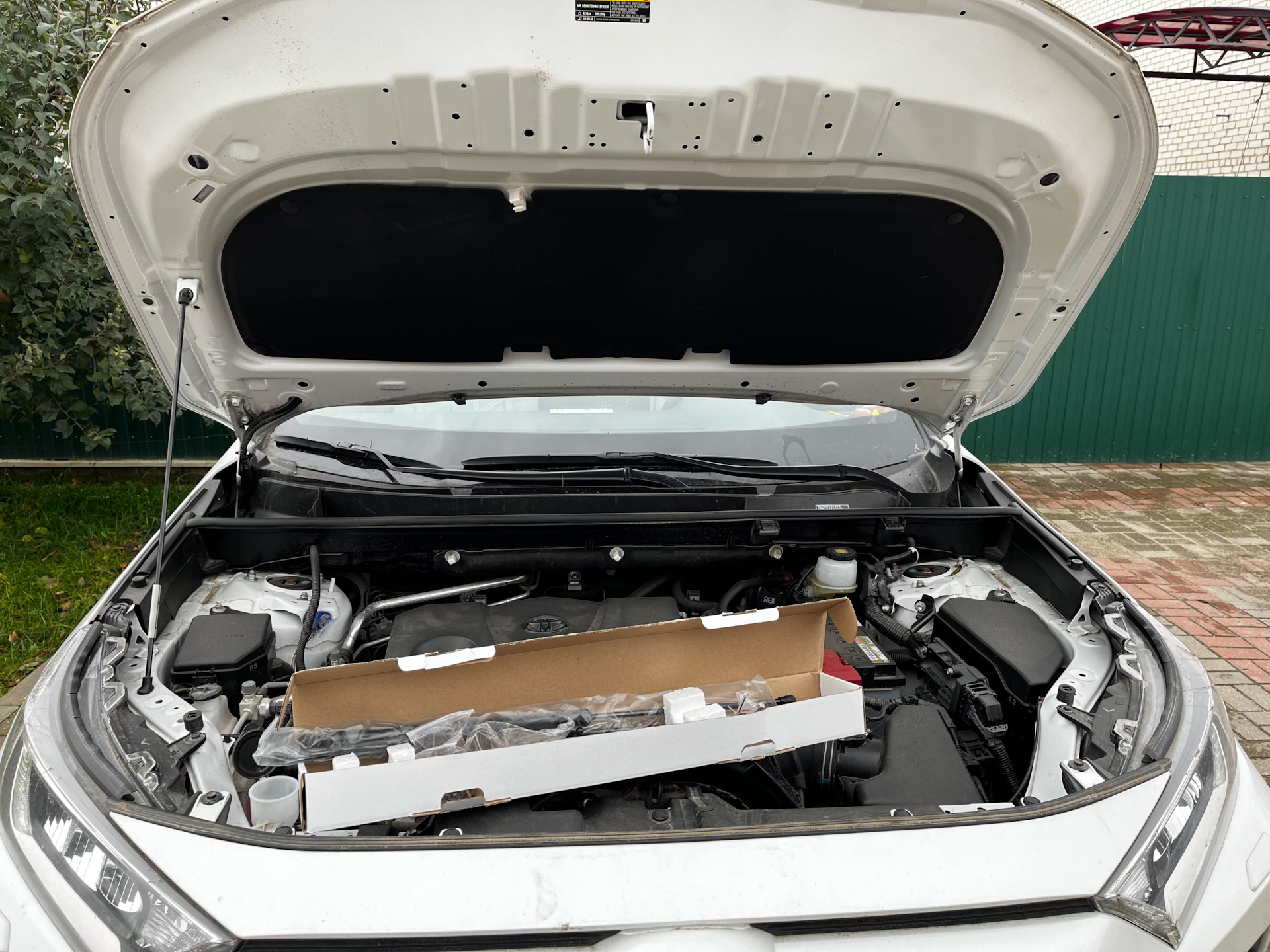 Rav4. Газовые упоры капота — Toyota RAV4 (5G), 2 л, 2019 года | тюнинг ...