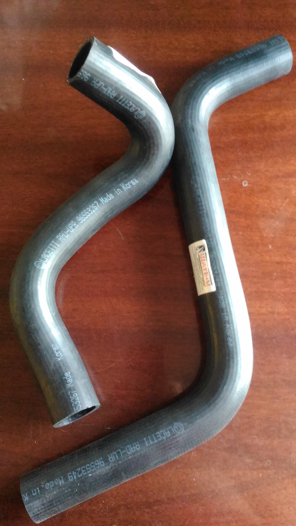 96553249 Патрубок радиатора нижний М/T GM | Запчасти на DRIVE2