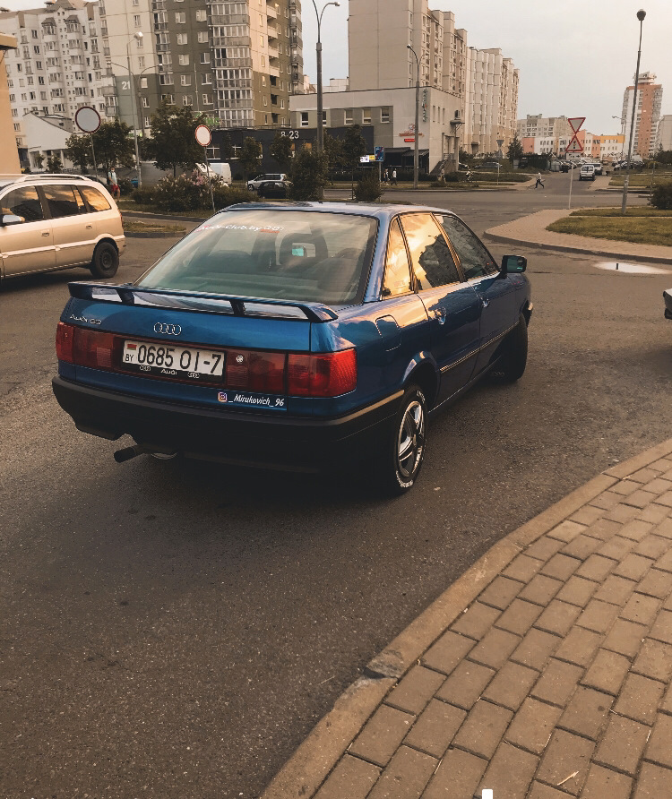 Часть #2: Бленда установлена на Аудюху — Audi 80 (B3), 1,8 л, 1991 года | аксессуары | DRIVE2