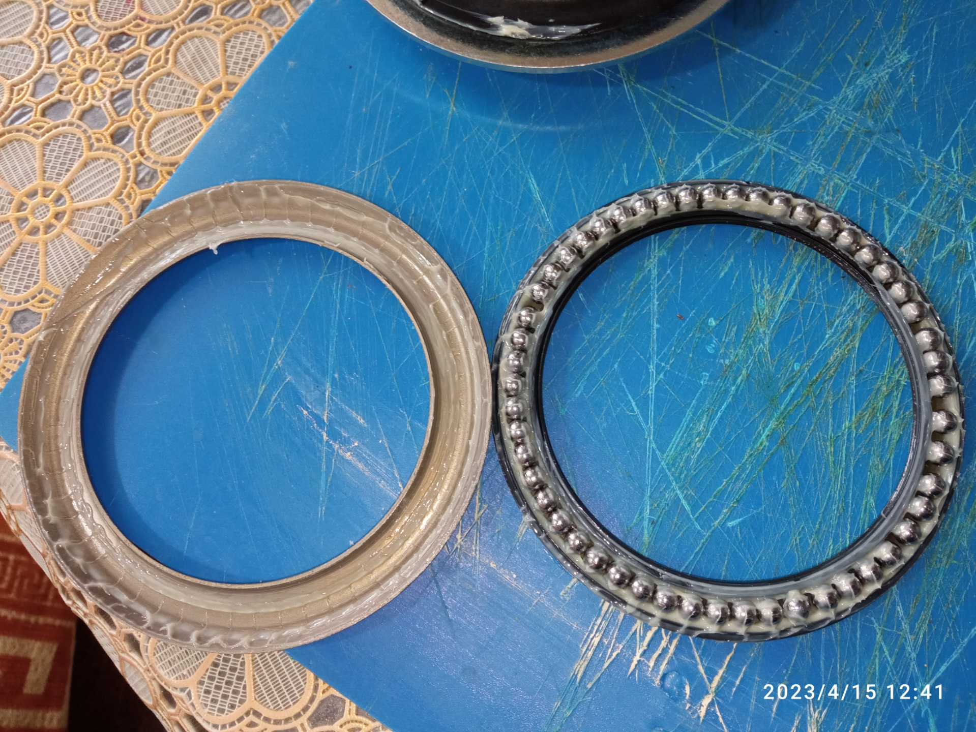 Fabia 2008. Опорные подшипники FAG. Дополнительная смазка перед ...