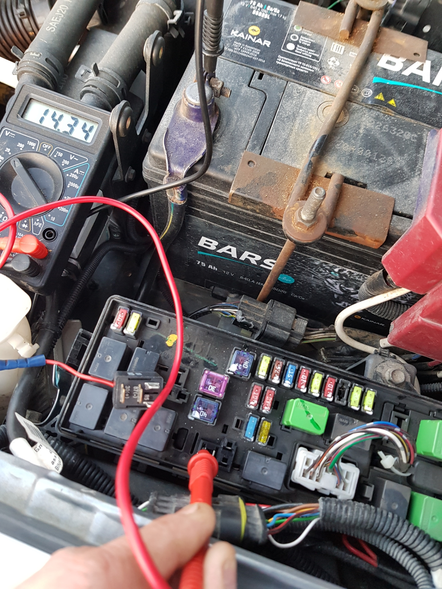ДХО в дальний свет — Mitsubishi L200 (4G), 2,5 л, 2014 года ...