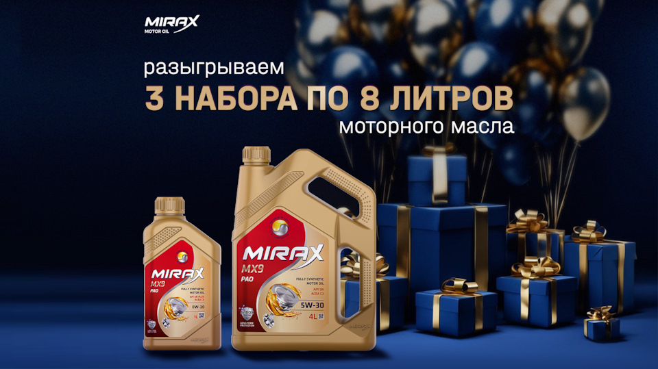 Розыгрыш от Mirax: для всех влюбленных в свой автомобиль! — MIRAX на DRIVE2