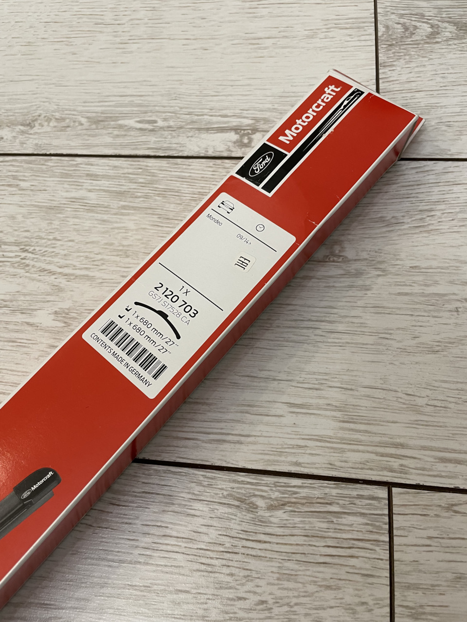 Щетки стеклоочистителя — Ford Mondeo V, 2,5 л, 2015 года | запчасти ...