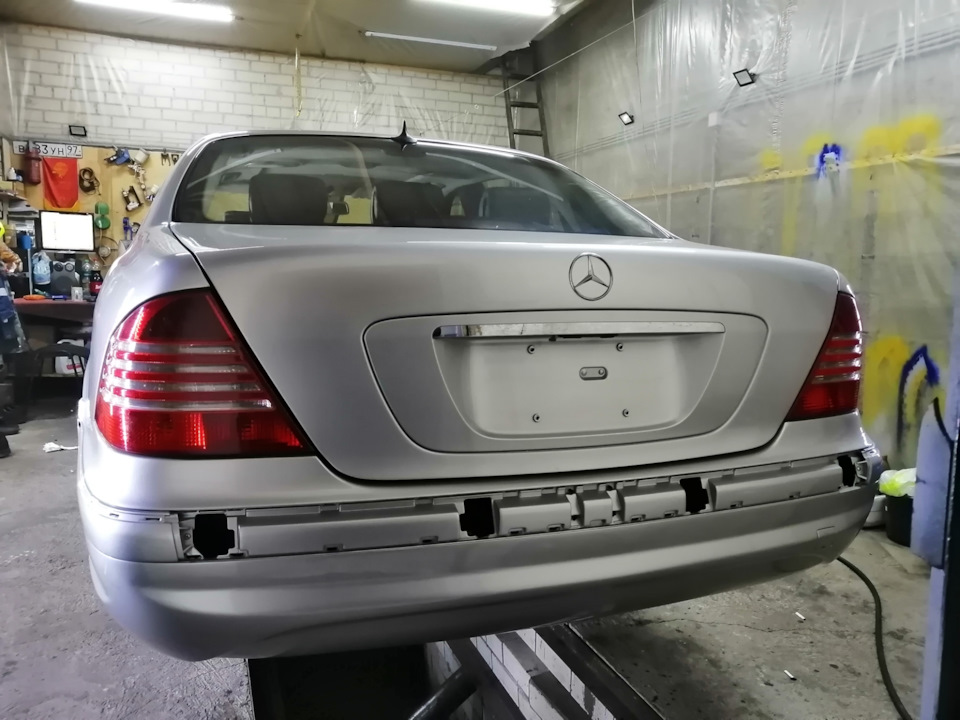 Сборка крышки багажника. — Mercedes-Benz S-Class (W220), 5 л, 2002 года | другое | DRIVE2