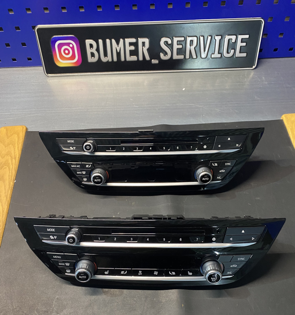 Установка сенсорной панели климата BMW X3 G01 — BMW X3 (G01), 3 л, 2017 ...