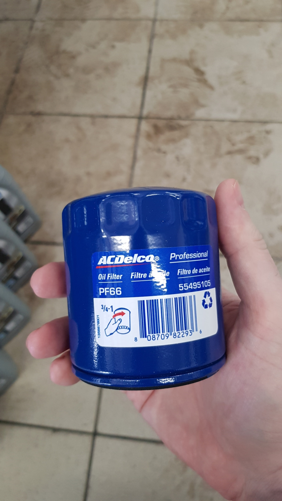 55495105 Фильтр масляный GM | Запчасти на DRIVE2