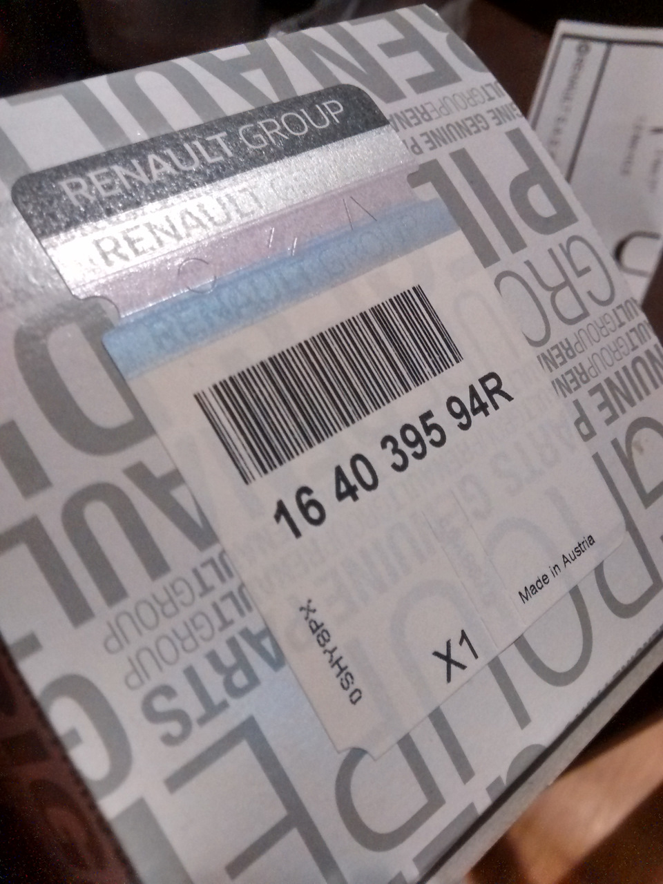 164039594R ФИЛЬТР ТОПЛИВНЫЙ (DUSTER) RENAULT | Запчасти на DRIVE2